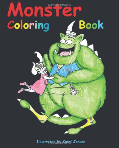 Monster Coloring Book: Monster Coloring Book: Jensen, Konni ...