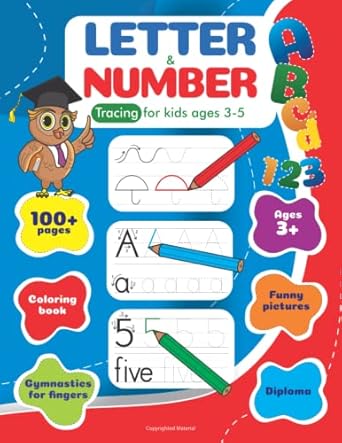 Letter Tracing for Kids Ages 3-5: Handwriting ABC Practice Workbook for ...