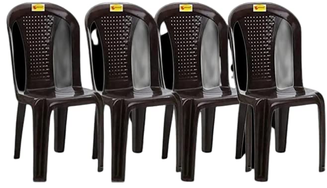 Highway Plastic Arm Chair/Glossy Finish Chair for Outdoor Indoor Living ...