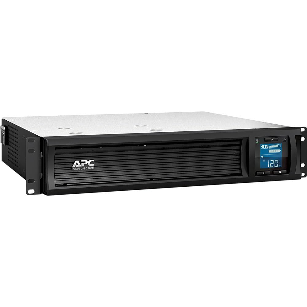 Amazon.com: APC Smart-UPS, SMC1000-2UC 2U Rack Back-UPS, 1000 VA Backup ...