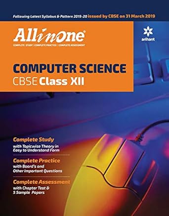 Amazon.co.jp: All In One Computer Science CBSE Class 12 : 本