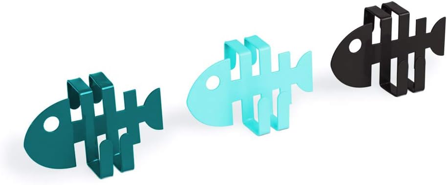 Balvi Accroche-torchon Fish Set de 3 accroche-torchons En forme de ...