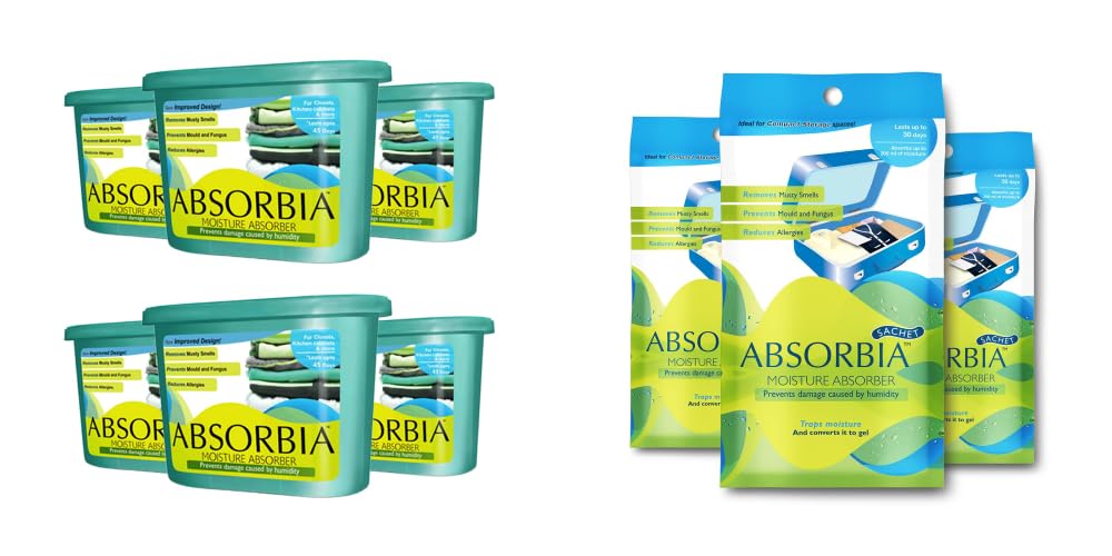 ABSORBIA Moisture Absorber | Classic - Season Pack Of 6 (600Ml ...