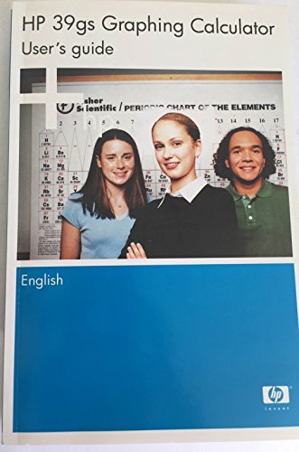 HP 39gs Graphing Calculator User's Guide, Edition Three: Editor: Amazon ...