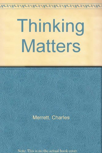 Buy Thinking Matters Book Online at Low Prices in India | Thinking ...