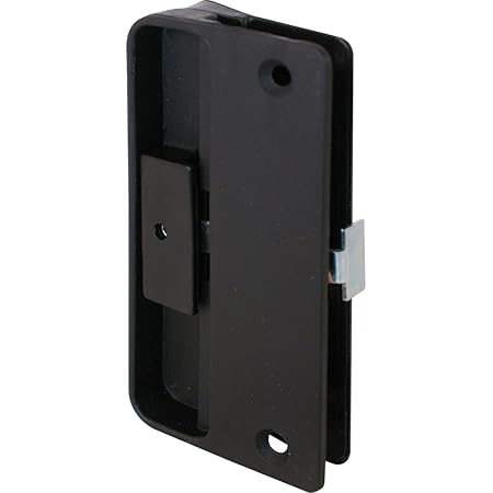 Prime-Line A 187 Black Plastic Hat Section Screen Door Handle and Latch ...