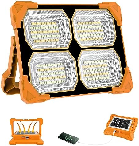 100W LED Solar Work Light with Stretchable Bracket, Solar Worklight ...