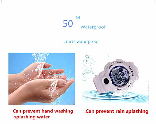 Buy TAIXUN Unisex Time Teacher Waterproof Outdoor Sports LED Display ...