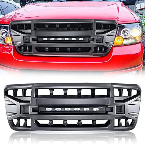 Amazon.com: AMERICAN MODIFIED Front Grille Compatible with 2021-23 Ford ...