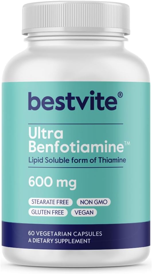 Amazon.com: VANI 750MG Benfotiamine with B1, 5X Time Fat & Water ...