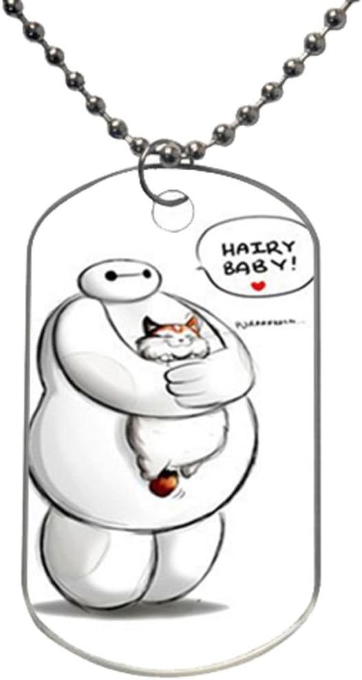 Amazon.com : Big Hero Baymax Custom dog tags 30 adjustable chain, brand ...