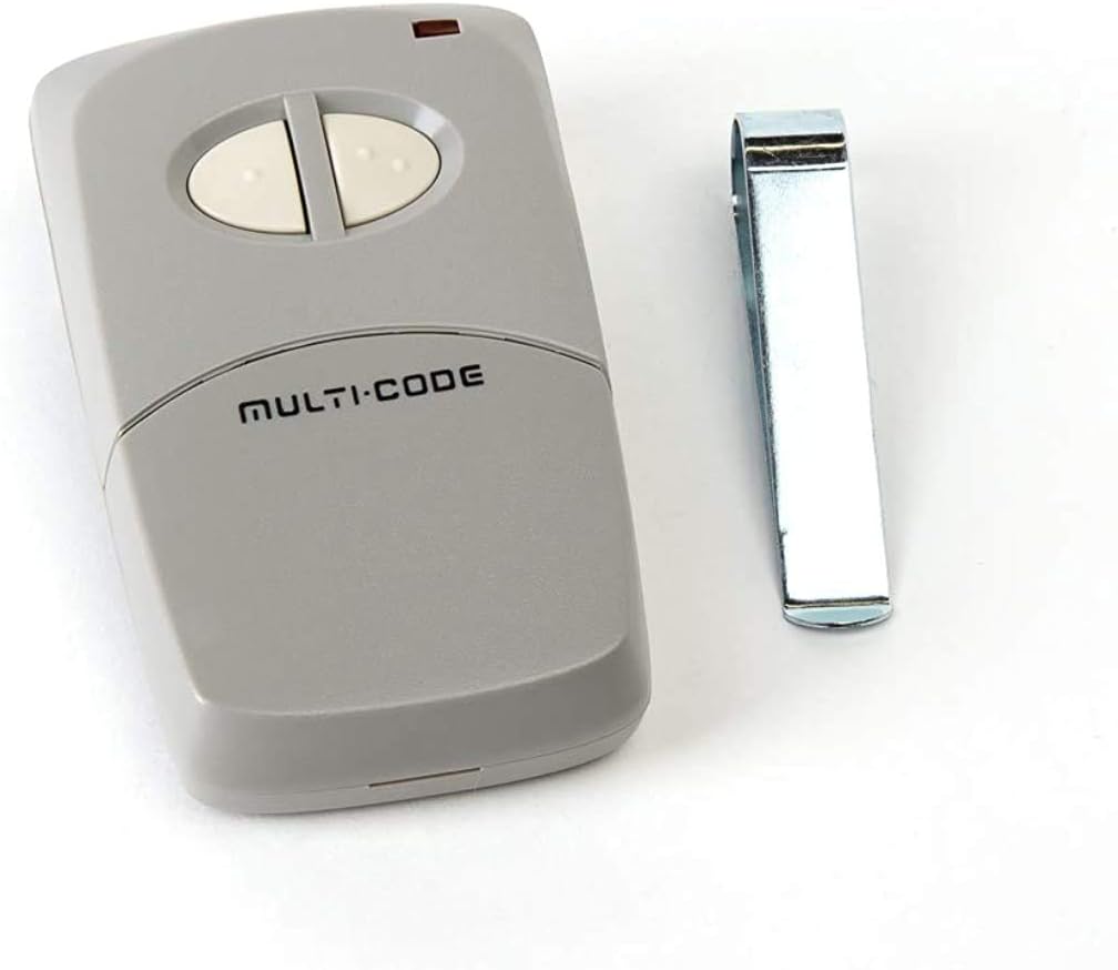 Linear Multi-Code Visor Transmitter, 2-Channel (412001) - Garage Door ...