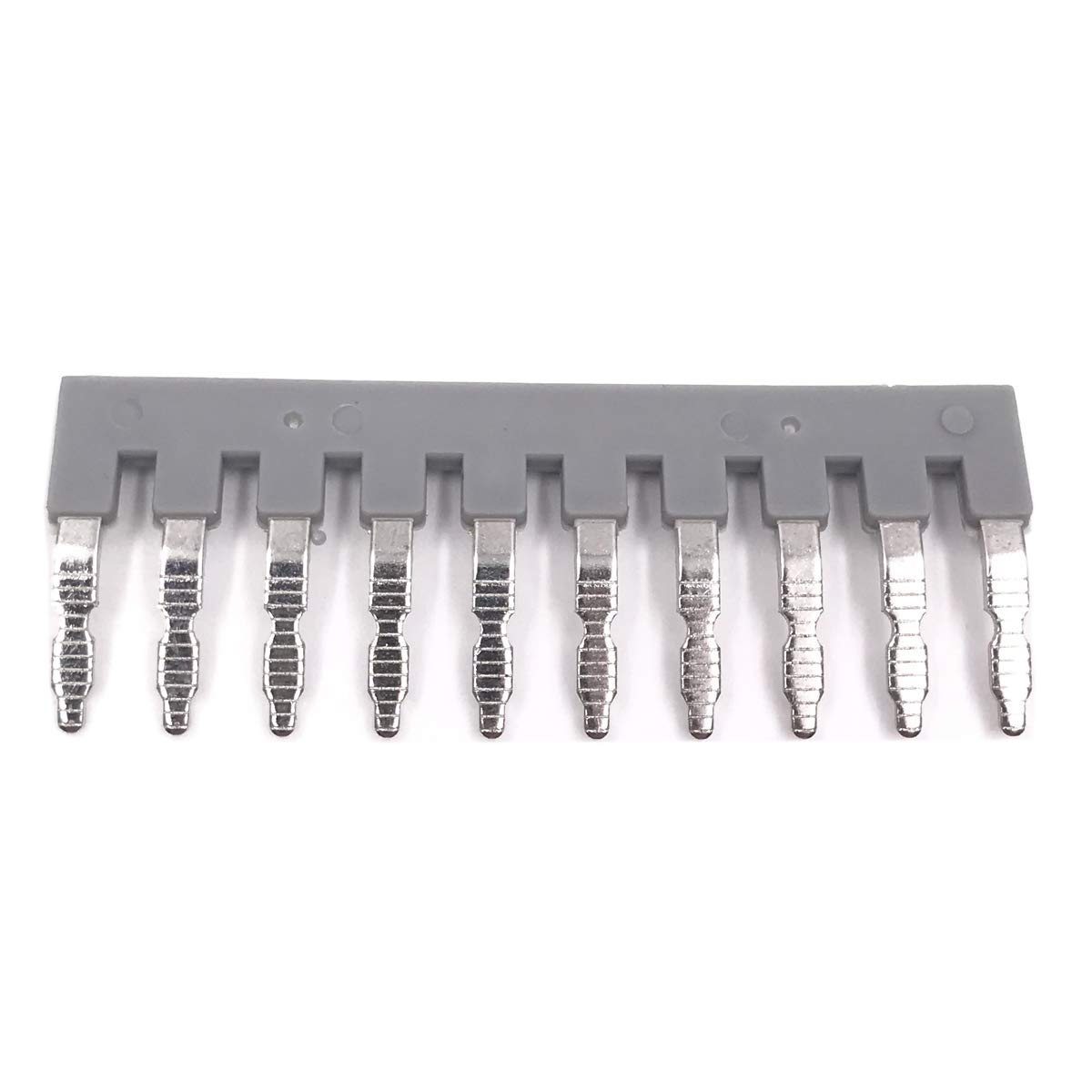 Erayco 10Pcs EB10-6 DIN Rail Terminal Block Press-Fit Jumper, Insert ...