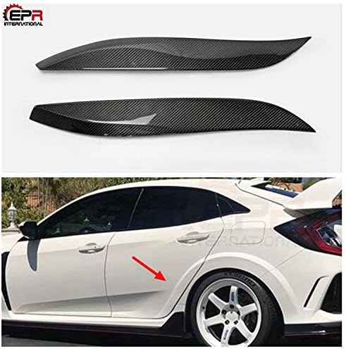Amazon.com: For 17 onwards Civic Type R FK8 VRSAR1 Style Carbon Fiber ...