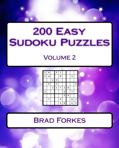 200 Easy Sudoku Puzzles Volume 2: Easy Sudoku Puzzles For Beginners ...