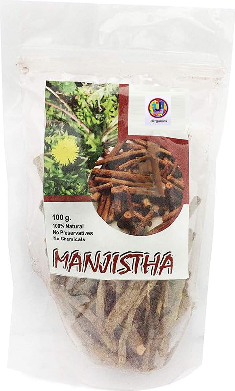 Buy J Organics Manjistha Whole Root Sticks Ayurvedic Herbal Healthy ...