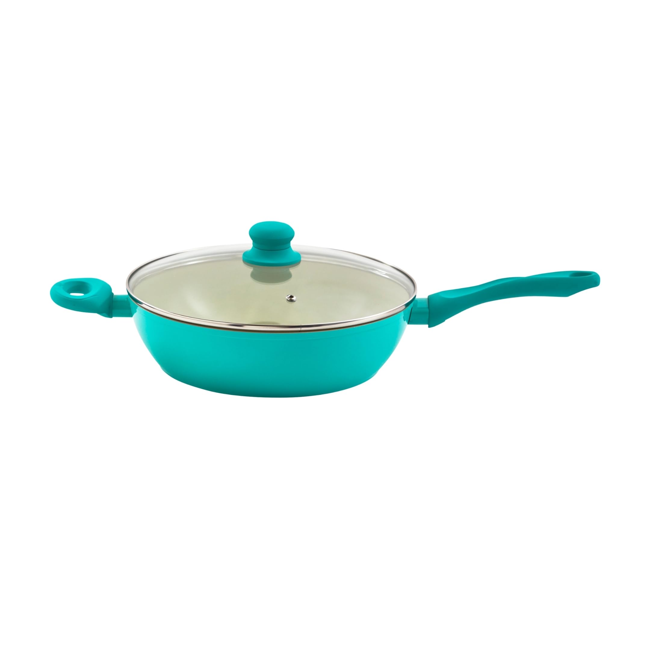 Amazon.com: IMUSA USA Teal 4Qt Forged Jumbo Cooker with Ceramic ...