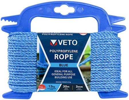 Draper 30m x 6mm Polypopylene Rope | Washing Line Rope | Multi-purpose ...