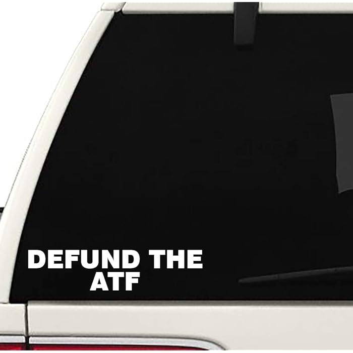 Buy DEFUND The ATF Decal CAR Truck Window Laptop Toolbox Sticker Funny ...