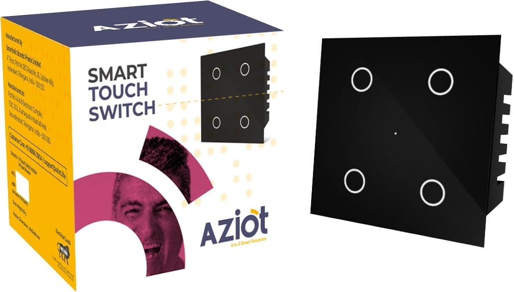 Smarteefi 8 Port Modular WiFi Smart Switch Board, 7 Smart Switch, 1 ...