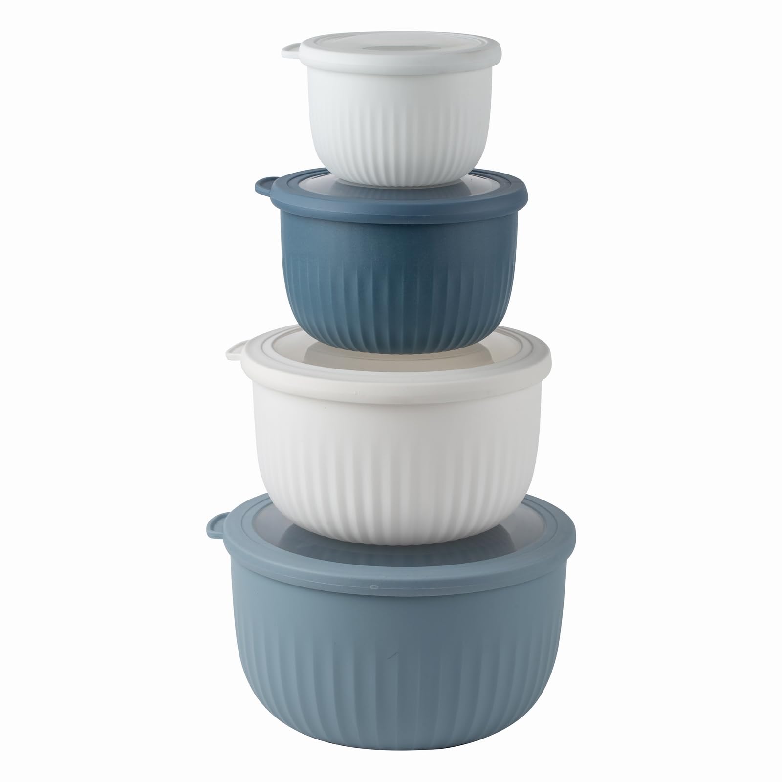 Amazon.com: COOK WITH COLOR Prep Bowls with Lids- Wide and Deep Nesting ...