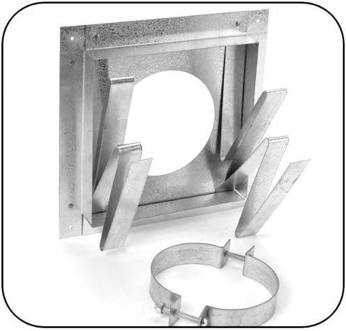 Amazon.com: Chimney 68570 5 in. Square Type B Vent Firestop Support ...