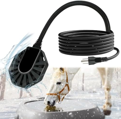 Amazon.com : Midollarle 500W Horse Water Heater Aluminum Cast ...