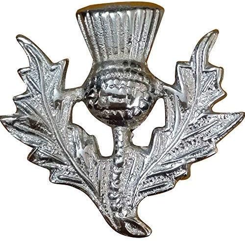 Tartancity Scottish Thistle Crest Cap Badges/Glengarry Hat Badge Pin ...