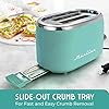 Amazon.com: Mueller Retro Toaster 2 Slice with 7 Browning Levels and 3 ...