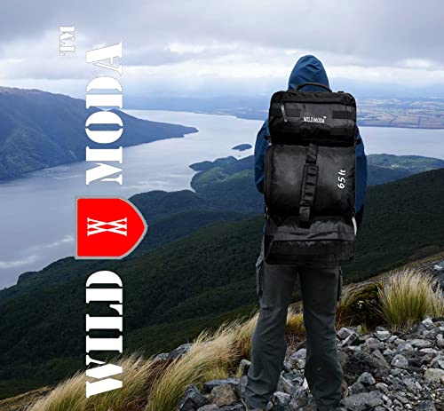 Buy WILD MODA Trekking and Hiking Bag for Outdoor (Black) at Amazon.in