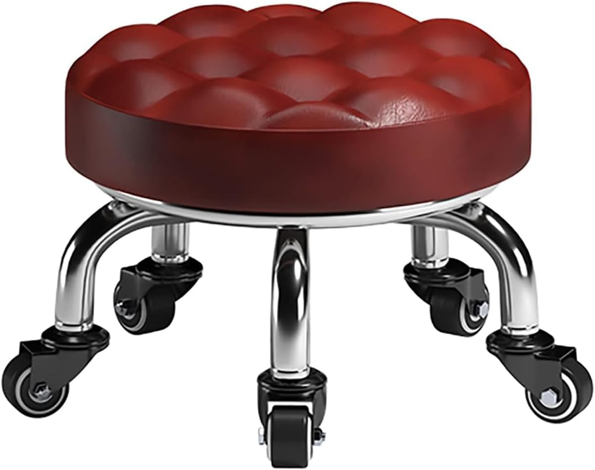 Amazon.com: Low Rolling Stool Roller Short Stools Universal Swivel ...