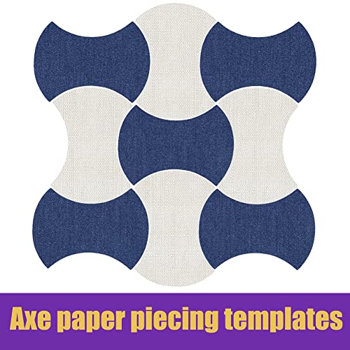 Snapklik.com : 100 Count Paper Piecing Paper Paper Piecing Shapes Axe ...