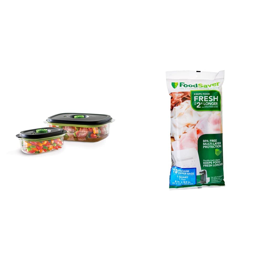 Amazon.com: FoodSaver 2116382 Preserve & Marinate Vacuum -Containers,1 ...