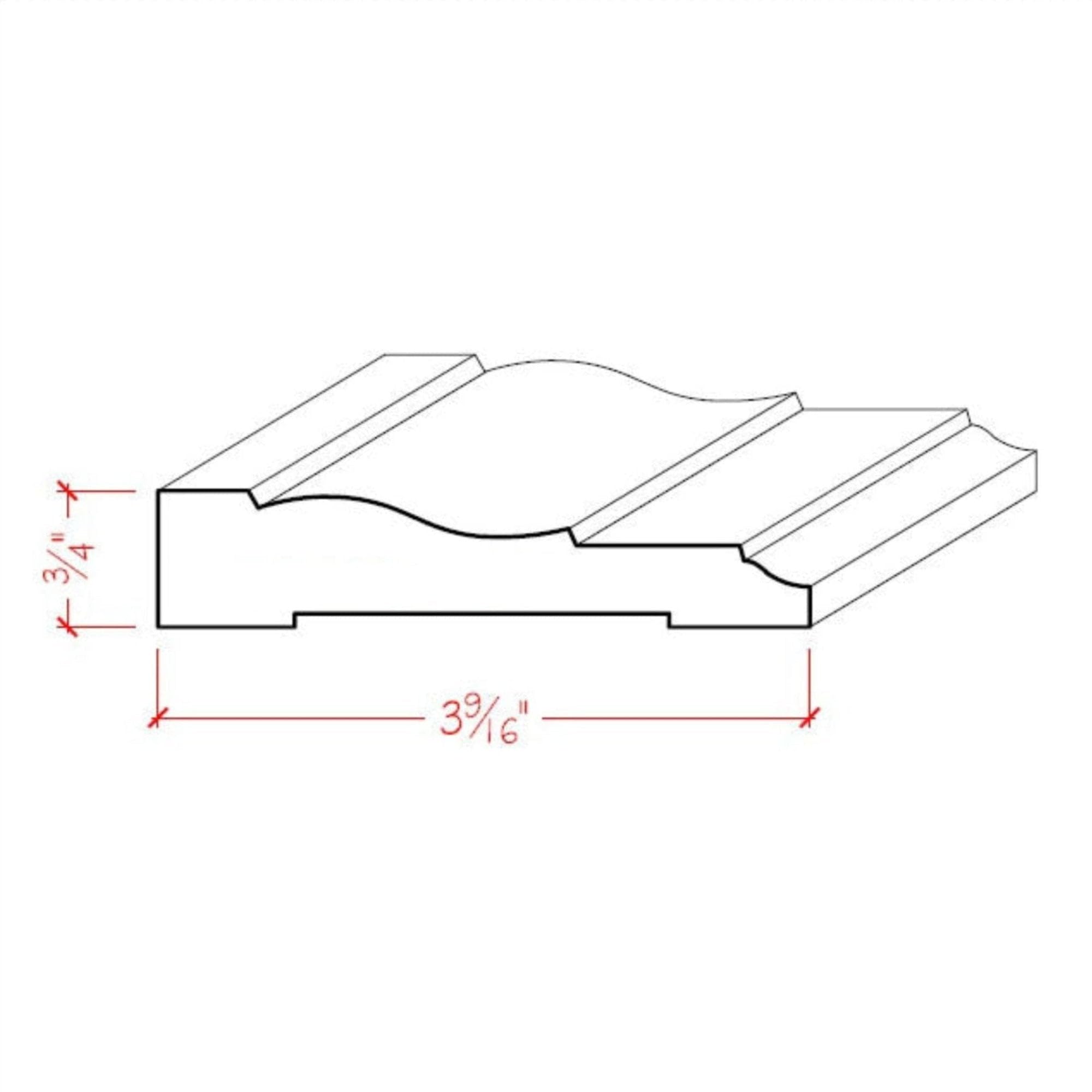 Crown Moulding Ceiling Premium Half Round Accent Rope Moulding 3/4in W ...
