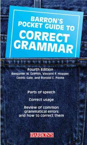 Pocket Guide to Correct Grammar (Barron's Pocket Guides): Griffith ...