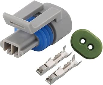 Amazon.com: Chunsu 2/5/10/20 Sets 2 Pin Female Lntake Air Temp ...