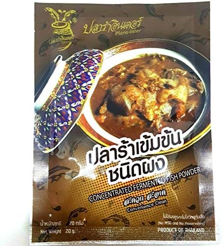 Amazon.com : (20g. x 3 Packs) Pla-ra Best Thai Food Cuisine Ingredient ...
