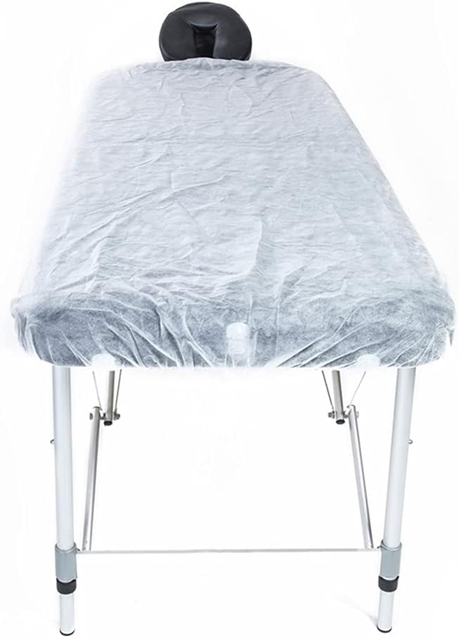 Amazon.com : Greenour Waterproof Massage Table Cover Disposable Fitted ...