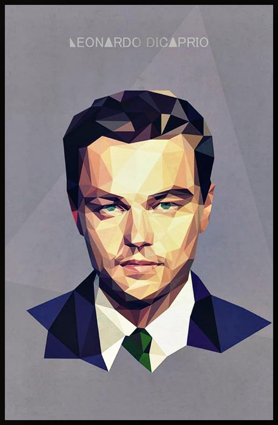 Personalities Poster 'Leonardo Dicaprio - Infographic Element' Paper ...