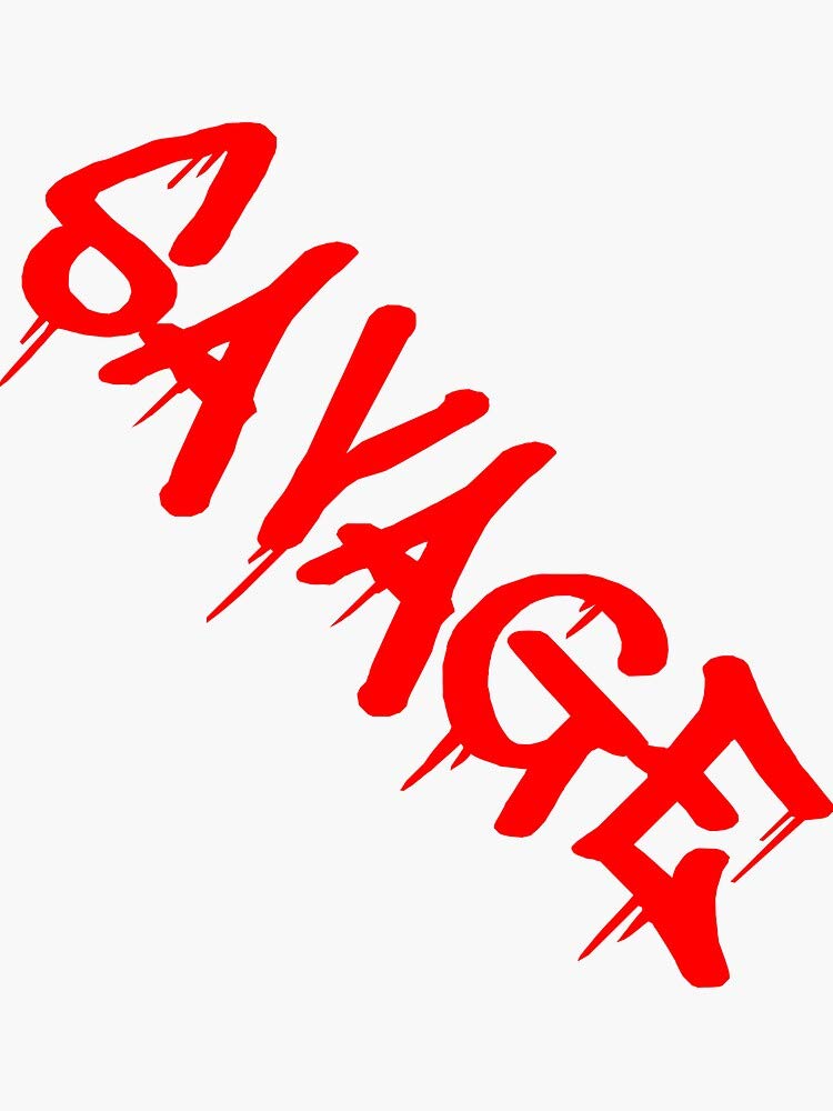 Buy Savage Drippy Print Sticker - Sticker Graphic - Auto, Wall, Laptop ...
