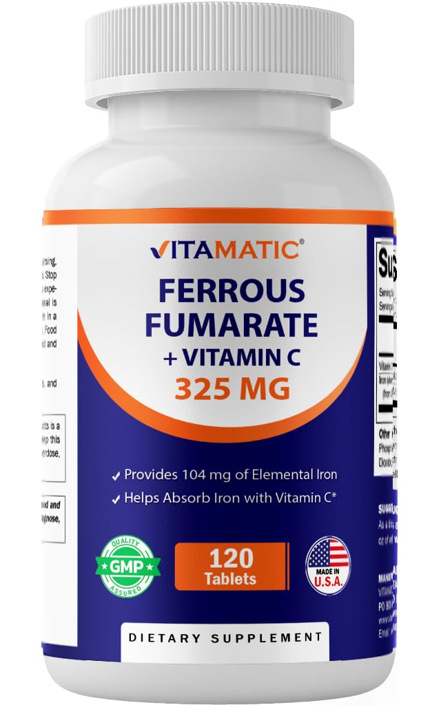 Snapklik.com : Vitamatic Ferrous Fumarate 325 Mg + Vitamin C 100 Mg