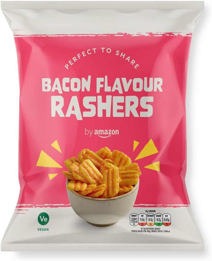 by Amazon Bacon Rashers Snacks, 150g : Amazon.co.uk: Grocery