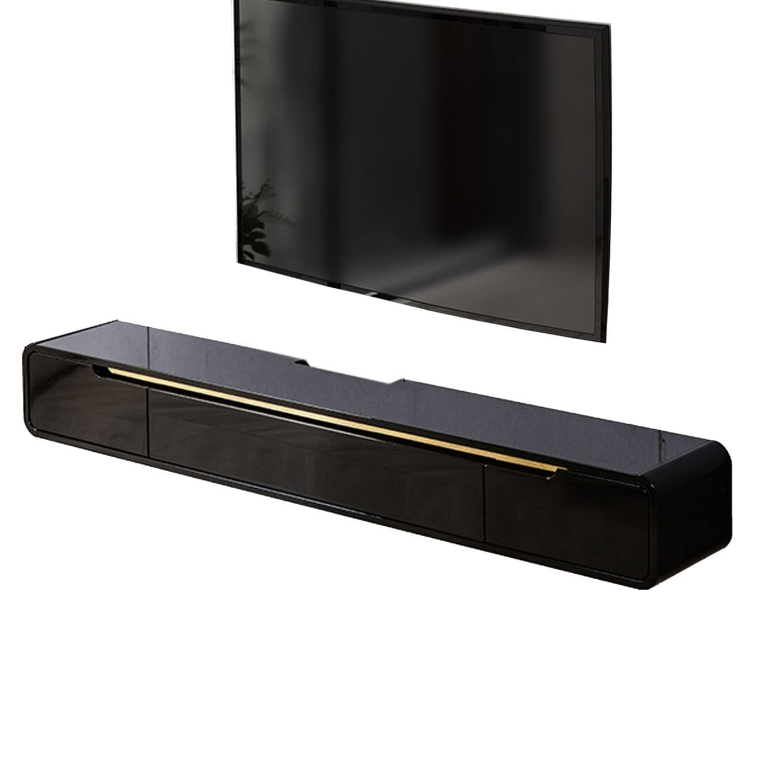 Buy YUANLE MDF Wall-ed TV Cabinet Console, 47.2in Floating Tv Stand ...