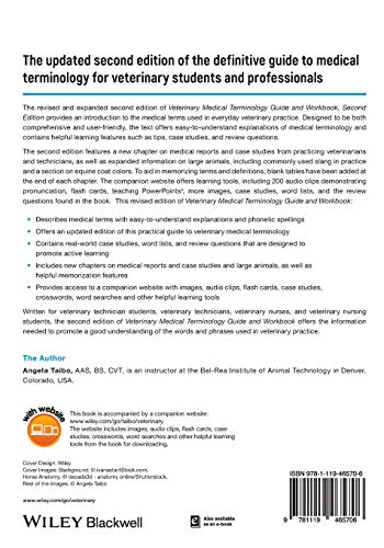 Snapklik.com : Veterinary Medical Terminology Guide And Workbook