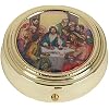 Amazon.com: Gold Toned Catholic Communion Chalice Eucharist Host ...