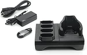 Amazon.com: Charger Cradle Kit and 4-Slot Battery Charger for Zebra ...