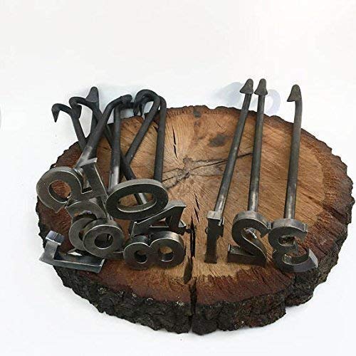 0-9 Number Branding Irons – 10 Irons – Custom Cowboy Monogram – The ...