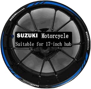 Amazon.com: for Suzuki GSXR Motorcycles Wheel Stickers Waterproof ...