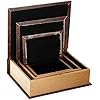 Amazon.com: Tosnail 3 Pack Decorative Book Boxes with Magnetic Cover ...