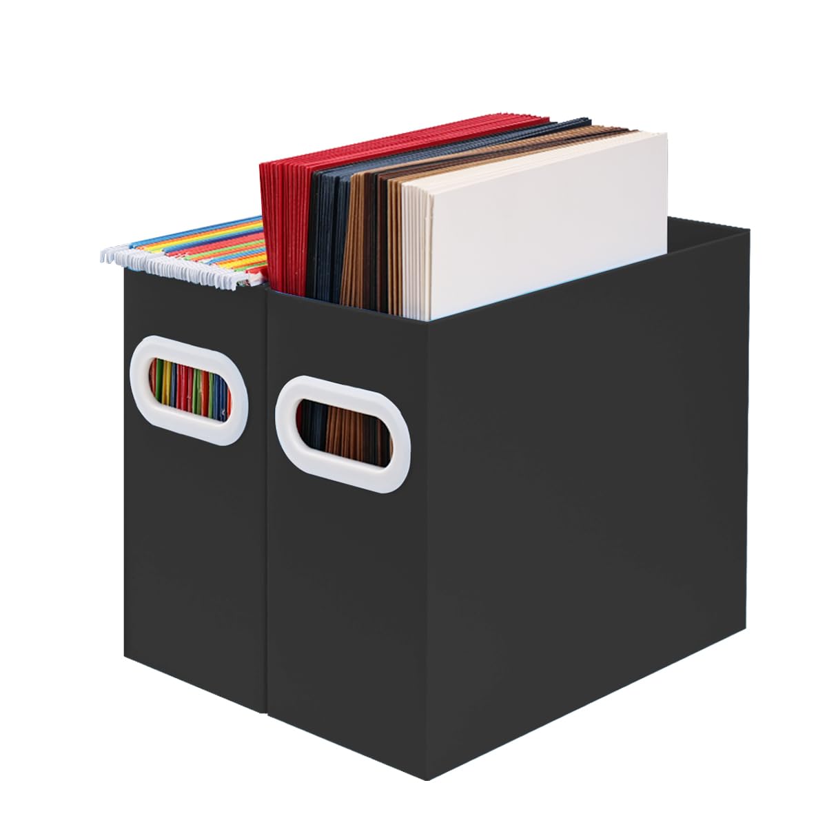 Amazon.com : Aosric Hanging File Organizer, Cardboard File Folder ...